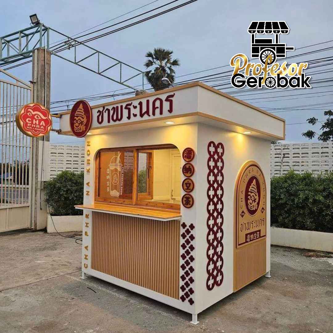 Desain Booth Container Minimalis Unik untuk Jualan Makanan - Profesor ...