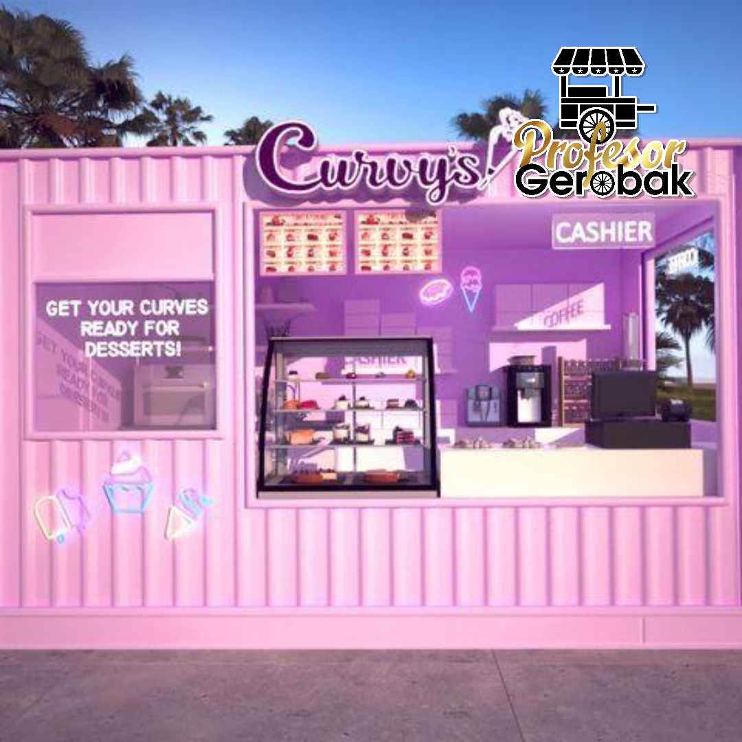 Desain Booth Container Minimalis Unik untuk Jualan Makanan - Profesor ...